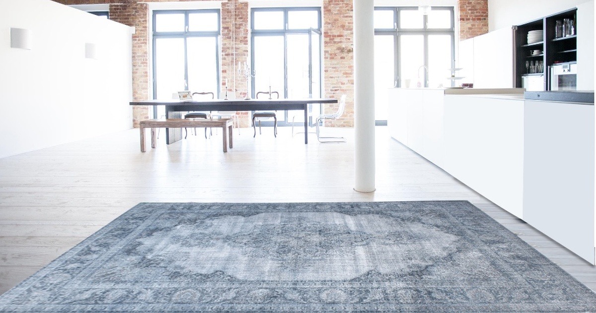 Grey Vintage Rugs | Unique Handmade Grey Carpets